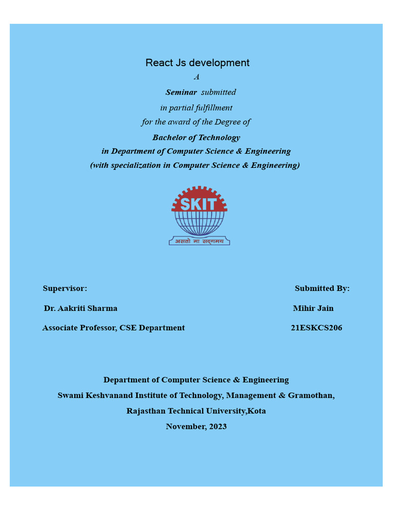 React Js and Javascript | PDF | Angular Js | Java Script