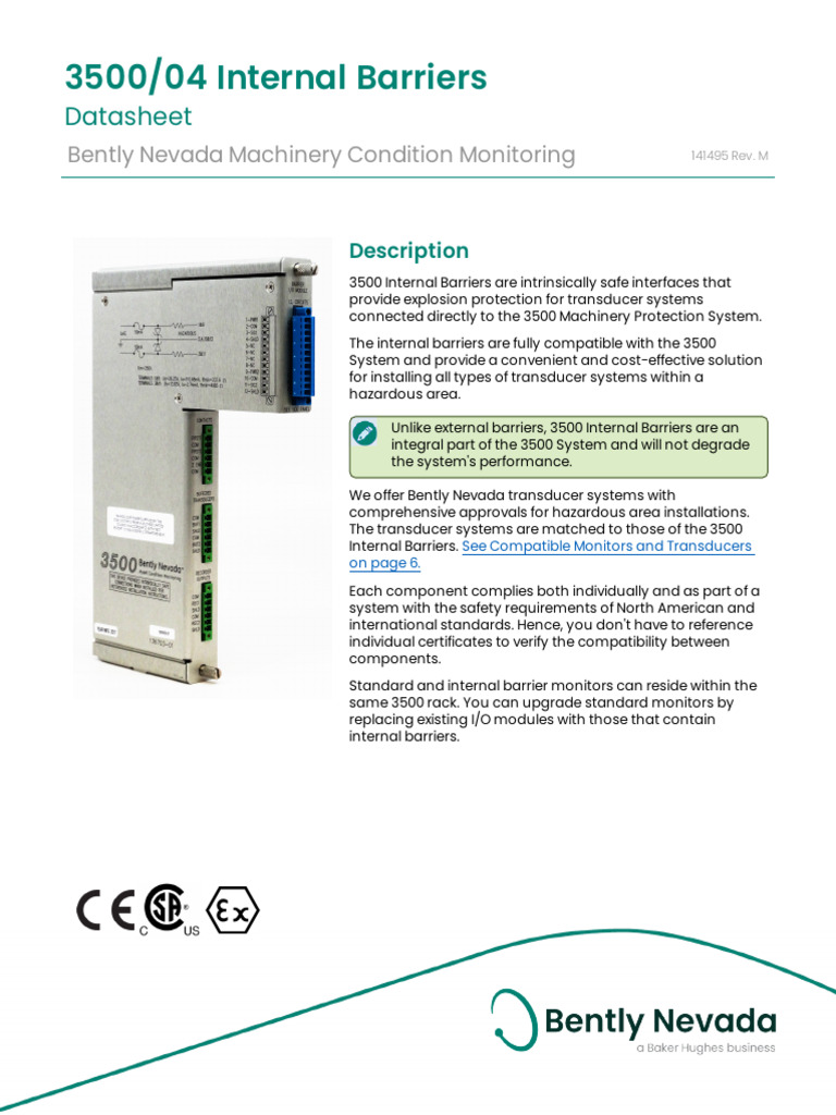 3500-04 Internal Barriers Datasheet - 141495 | PDF | Electrical Wiring ...