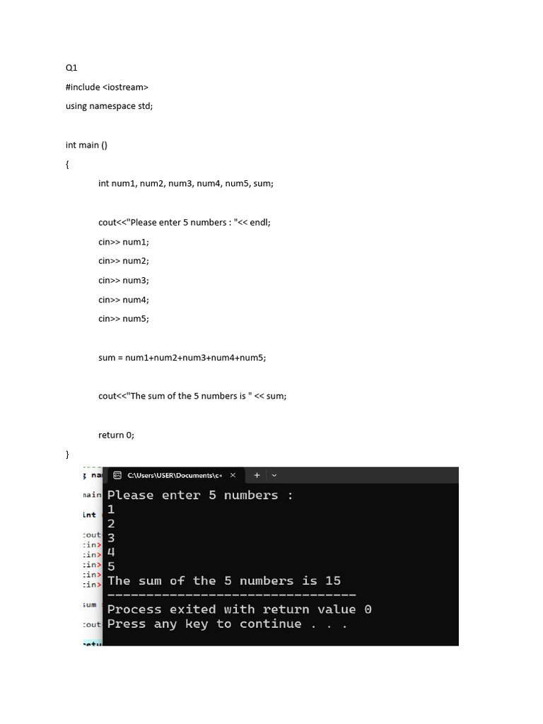 Lab Week 8 Pdf Namespace Computer Programming 0851