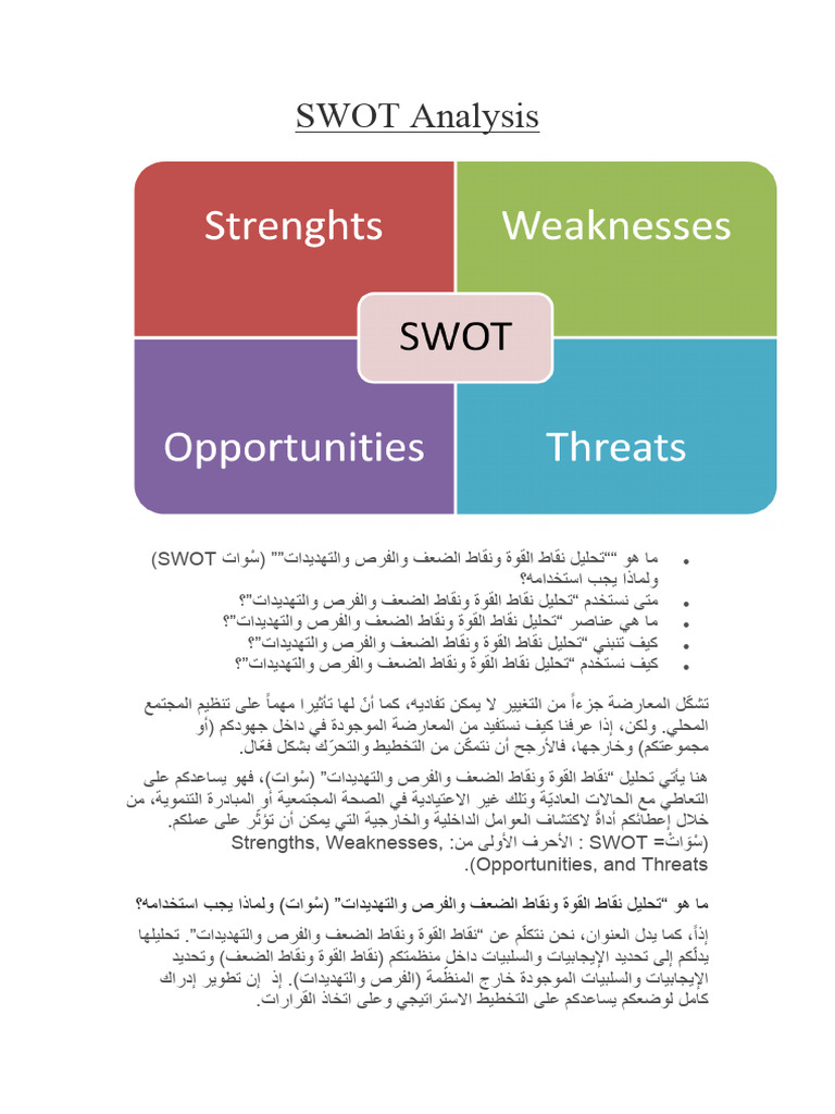 SWOT Analysis | PDF