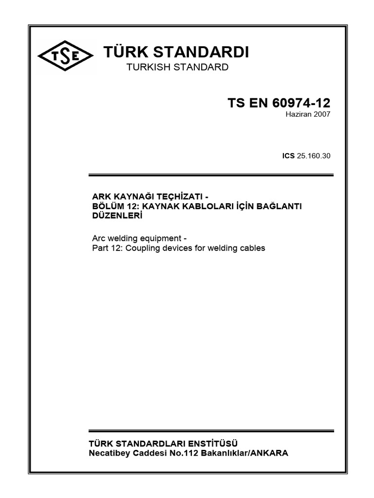 TS en 60974-12 | PDF