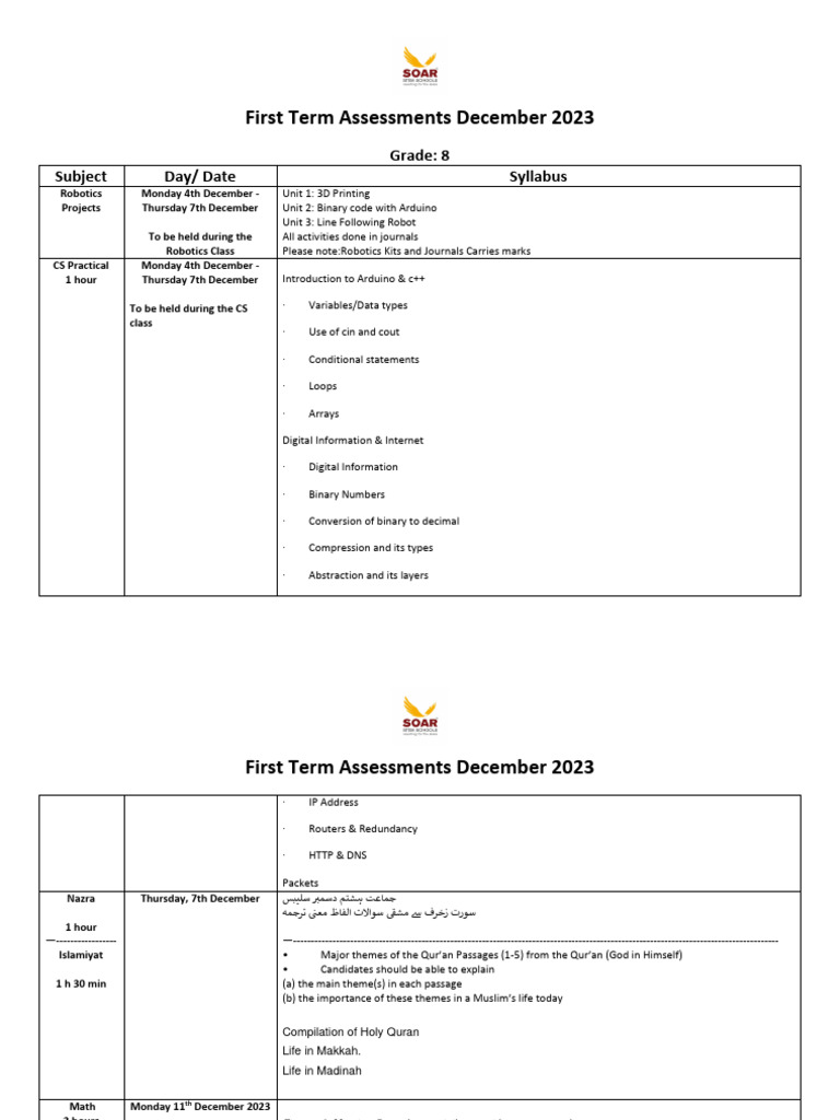 Gr8 Dec Assessments AY 23-24 | PDF | Linguistics