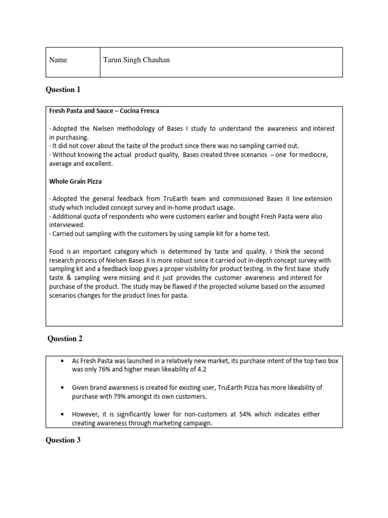 Tarun Singh Chauhan - IMT - TruEarth | PDF | Brand | Gross Margin Tarun Singh Chauhan - IMT - TruEarth | PDF | Brand | Gross Margin