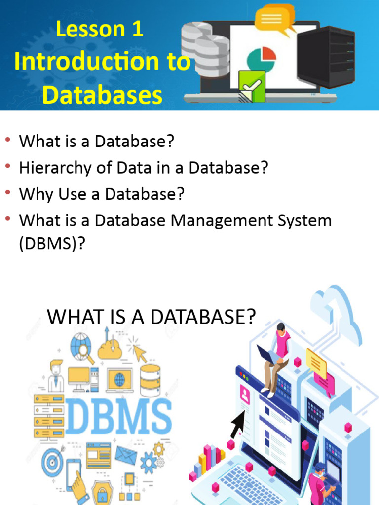 L1 - Introduction To Databases | Download Free PDF | Databases | Cybernetics