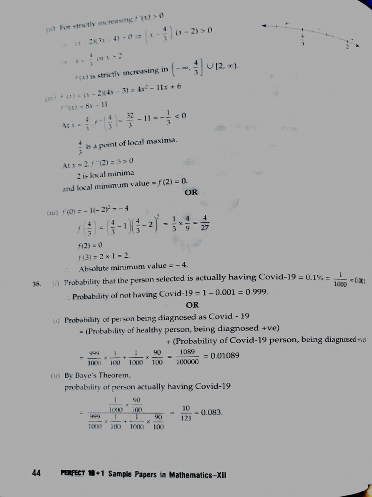 Maths Sample Paper 3-4 TCV | PDF