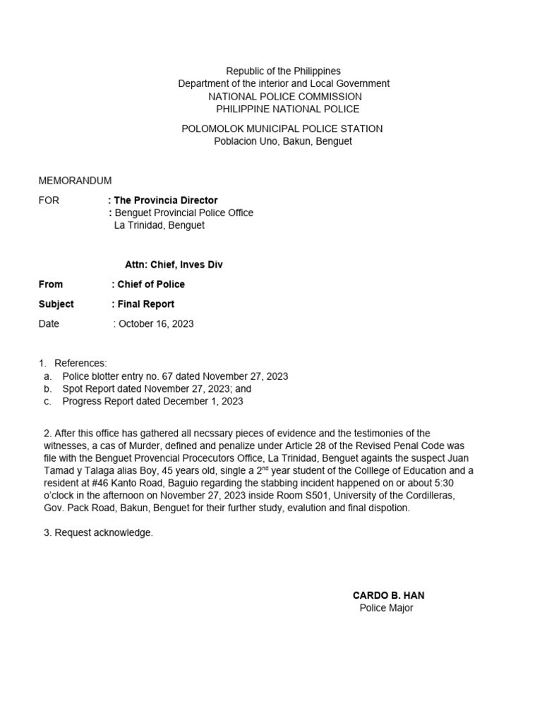 Final Report 1 | PDF