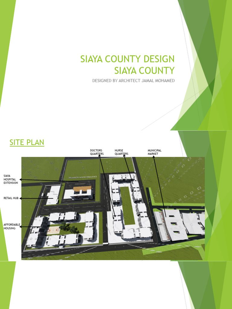 Siaya County Site Plan Overview | PDF | Business