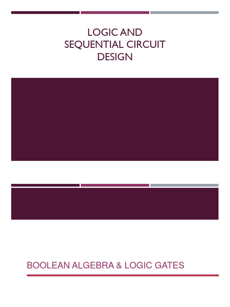Lecture 3 Updated | PDF | Axiom | Boolean Algebra