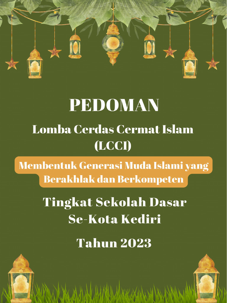Panduan Pelaksanaan Lomba Lcci Tahun 2023 Tingkat SD | PDF