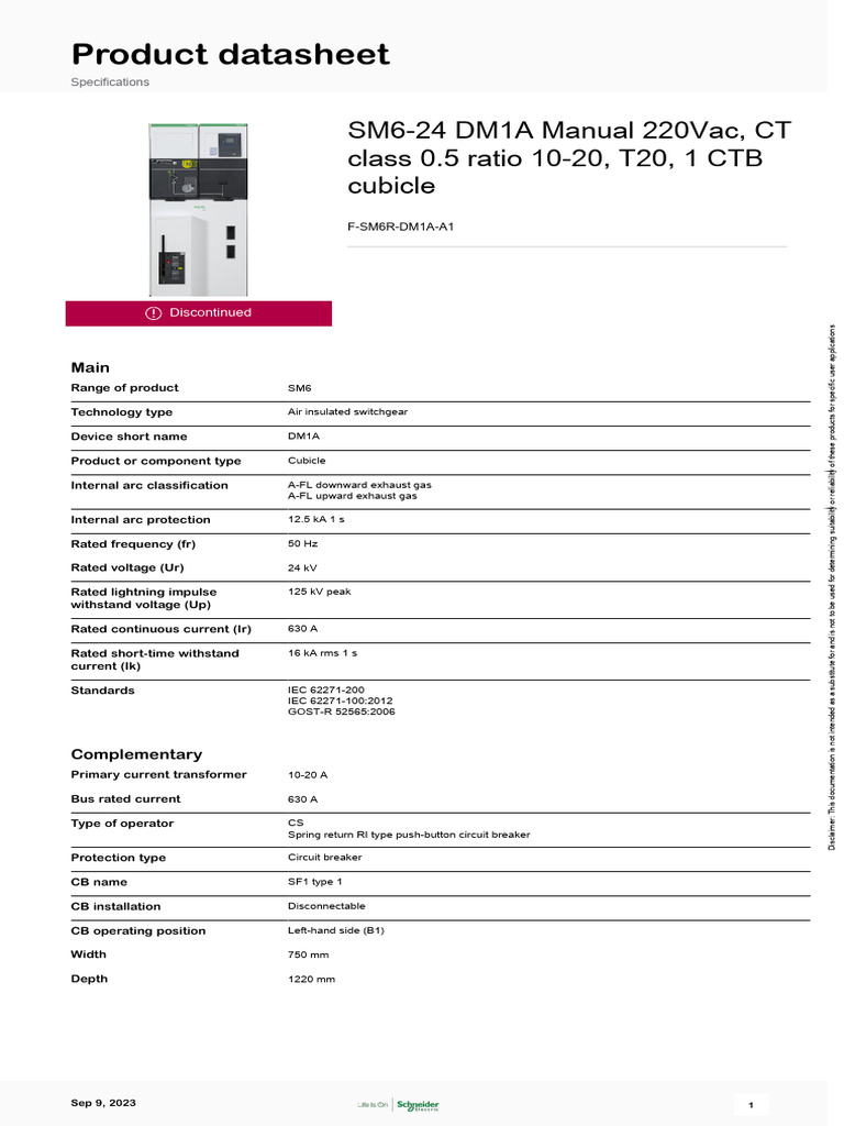 SM6 24 - F SM6R Dm1a A1 | PDF