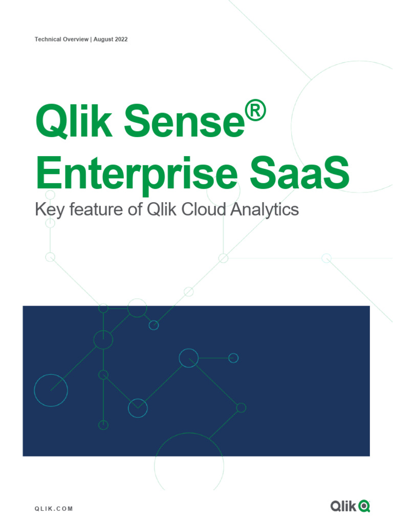 WP Qlik Sense Enterprise Saas Technical Overview en | PDF | Cloud ...