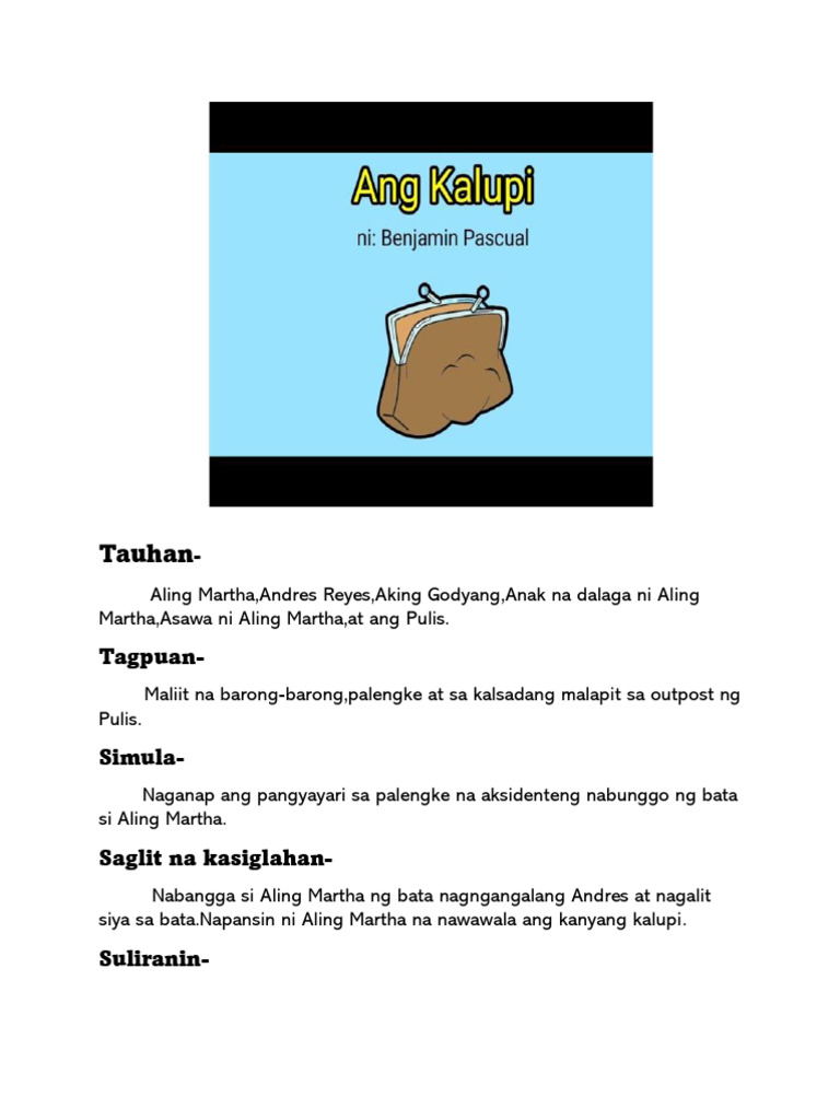 Tauhan: Tagpuan | PDF