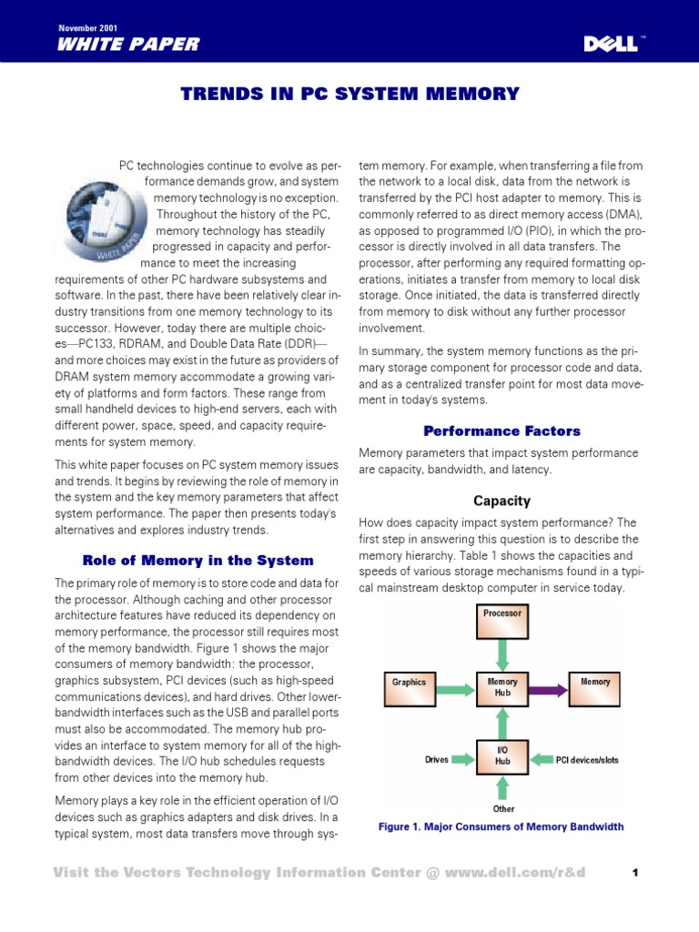 Memory Trends | PDF | Computer Data Storage | Dynamic Random Access Memory