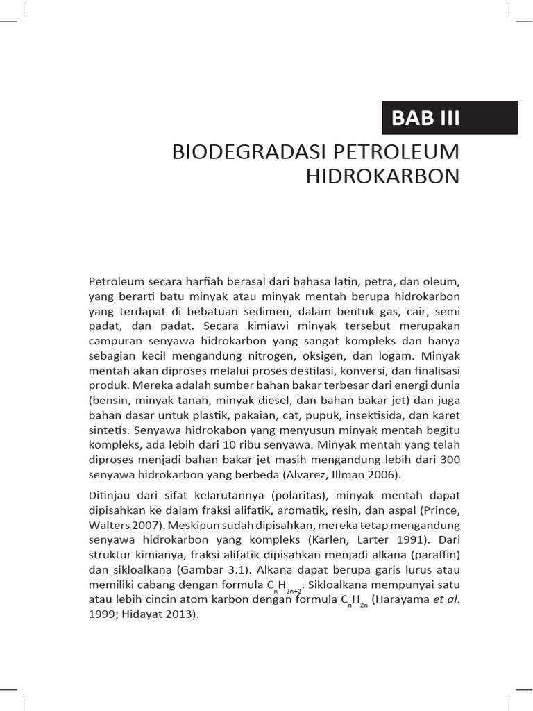 Biodegradasi Hidrokarbon Petroleum | PDF