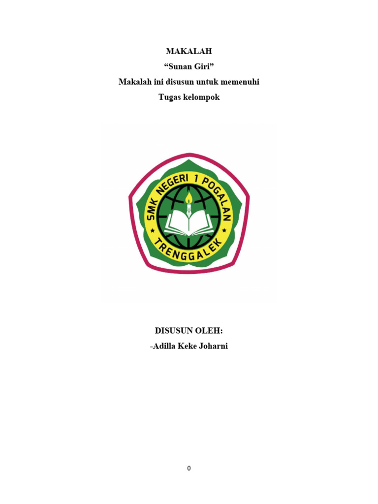 Makalah Sunan Giri | PDF