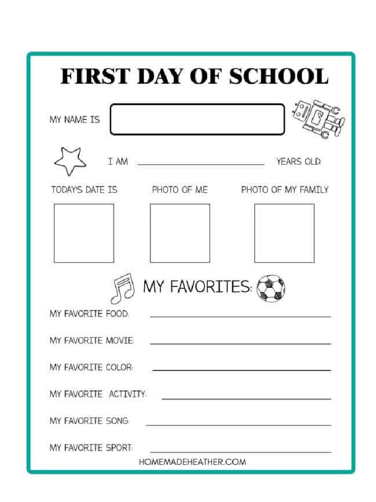 First Day | PDF