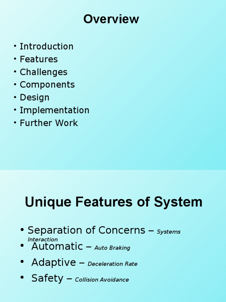 Overview of Adaptive Cruise Control Systems | PDF | Vehicle Technology ...