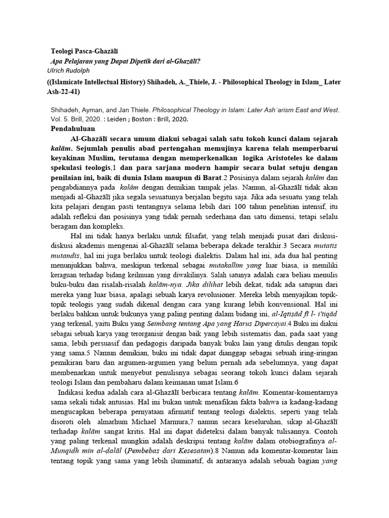 (Islamicate Intellectual History) Shihadeh, A. - Thiele, J ...