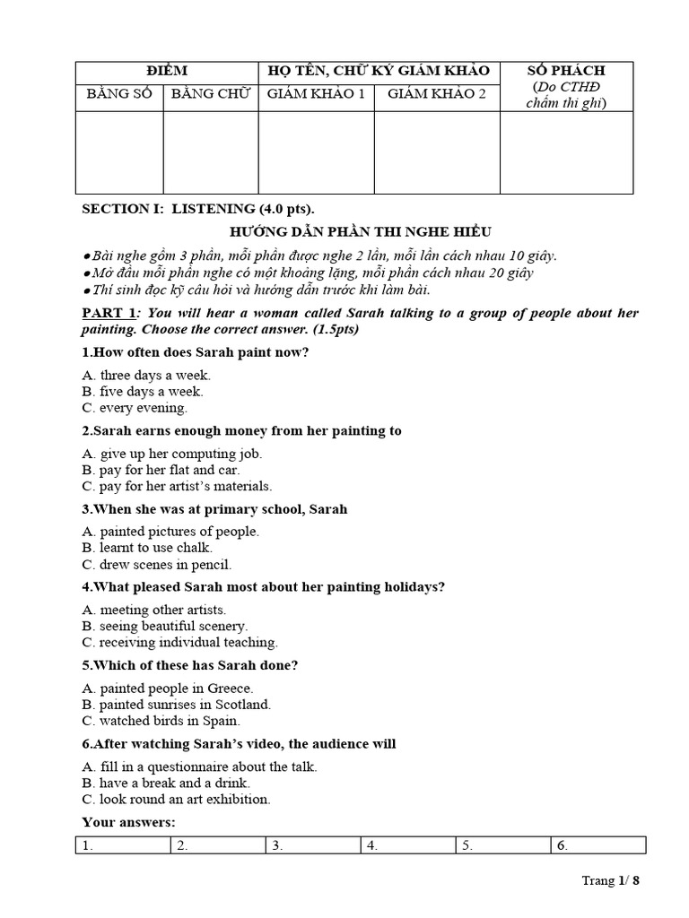 ĐỀ CHỌN HSG TỈNH 2018 - 2019 -CT | PDF | Ellipsis | Adolescence