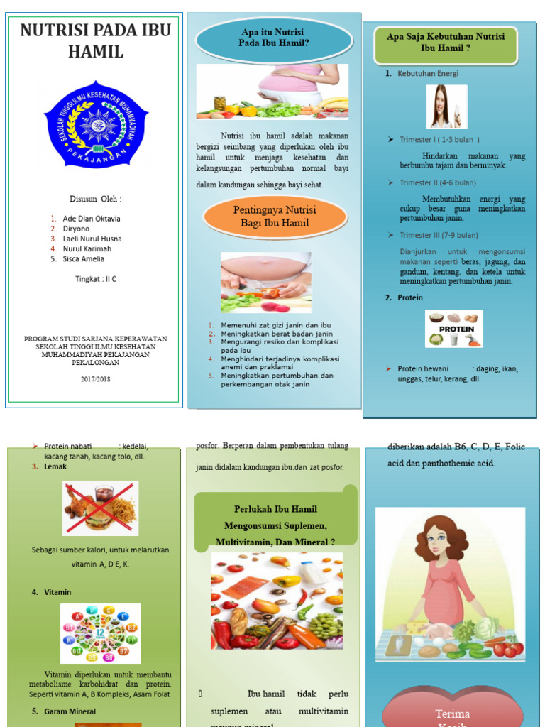 Leaflet Nutrisi | PDF