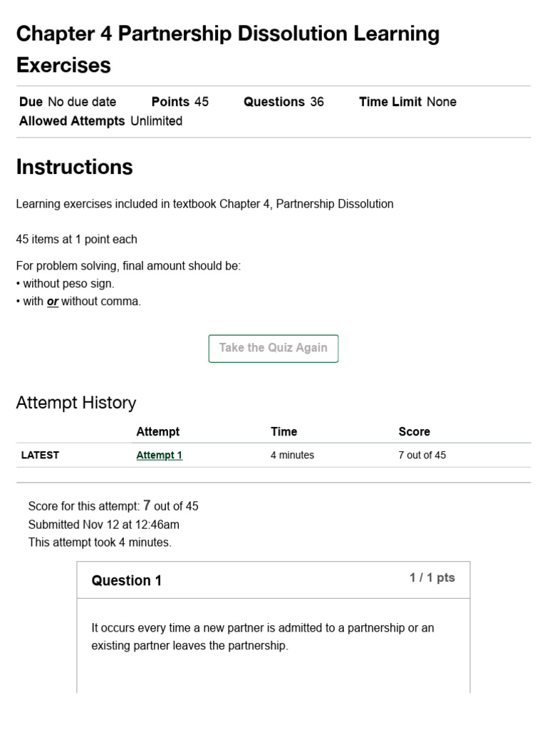Partnership Dissolution | PDF | Partnership | Balance Sheet