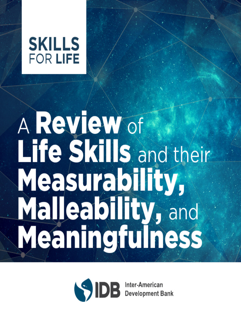 Skills For Life A Review of Life Skills and Their Measurability ...