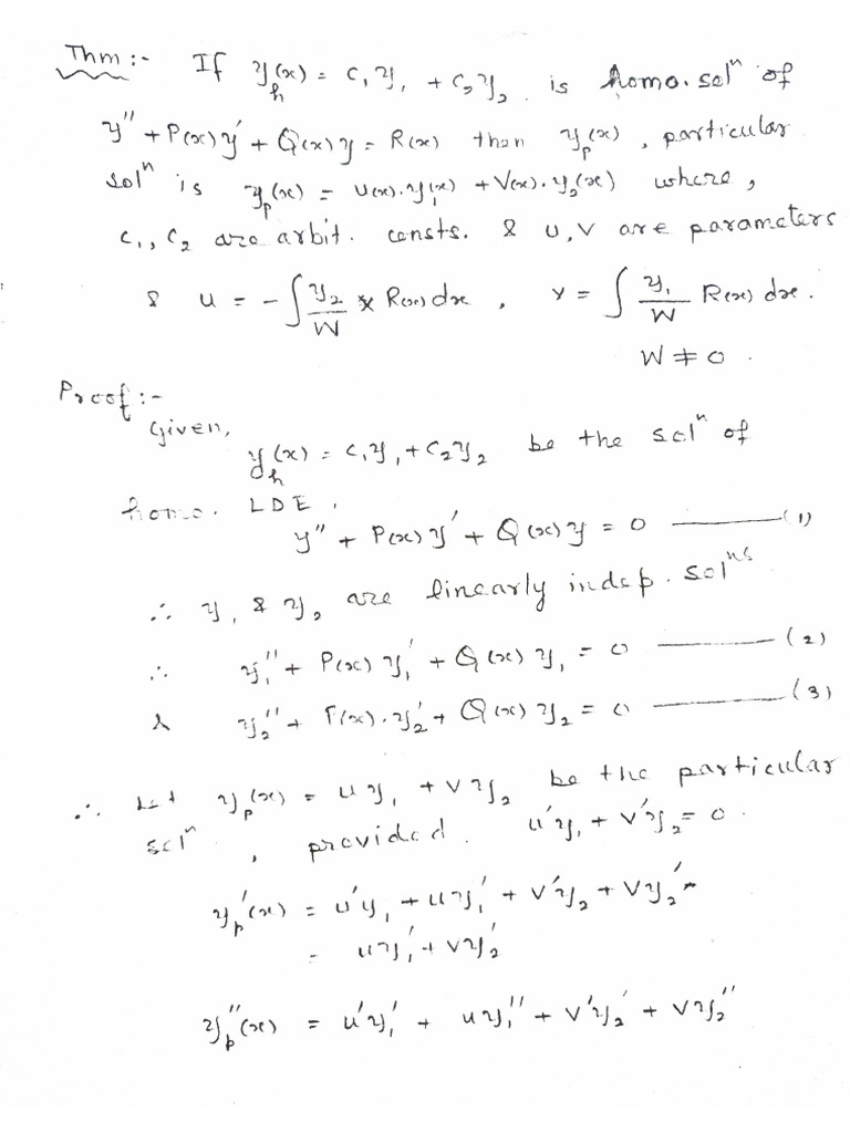 Theorem On VOP | PDF