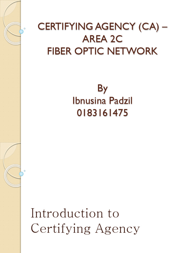 CA2C - Notes - 31012023 | PDF | Optical Fiber | Duct (Flow)