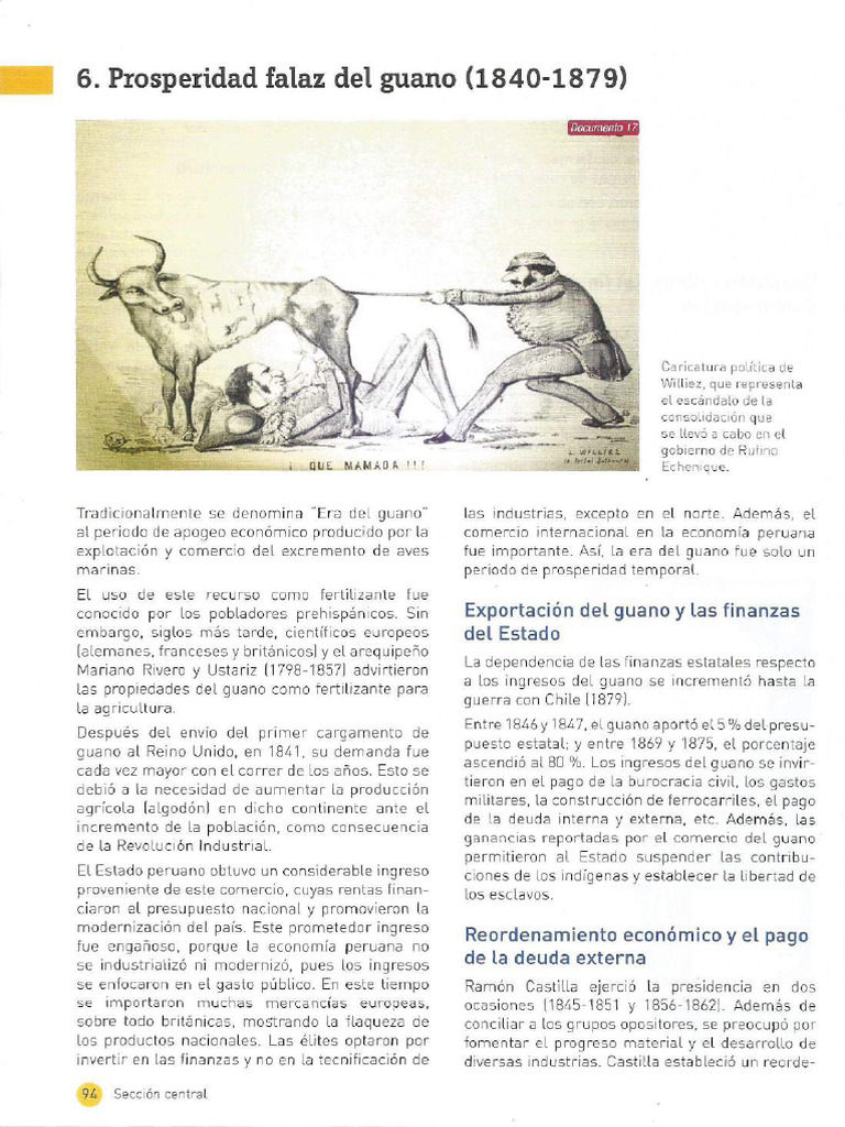 Texto Escolar - Era Del Guano | PDF