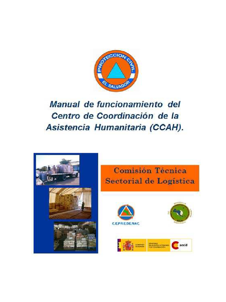 Manual de Funcionamiento Del CCAH | PDF | Logística | Ministerio ...