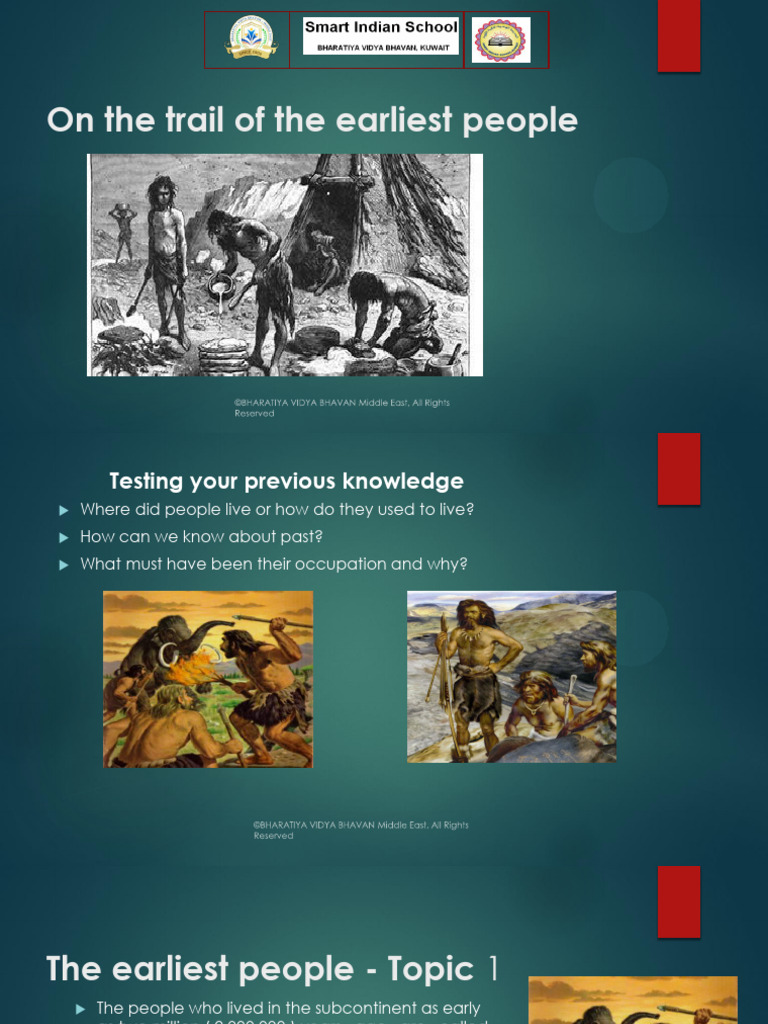 Lesson Explanation On The Trail of The Earliest People | PDF | Tools ...