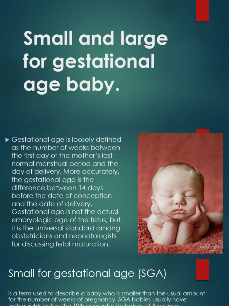 Child Diseases SGA and LGA | PDF | Pregnancy | Human Pregnancy