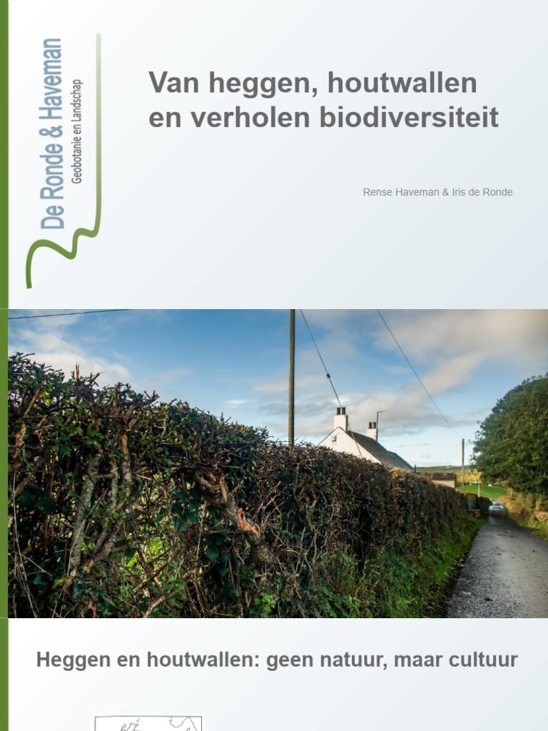 2 - 2 - Van Heggen, Houtwallen en Verholen Biodiversiteit - Verkleind | PDF