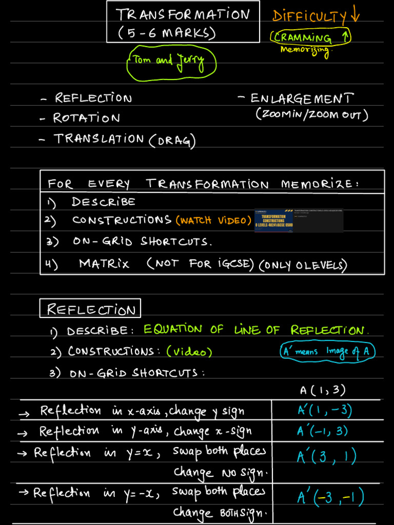 P1 Transformation Pdf Euclidean Vector Cartesian Coordinate System