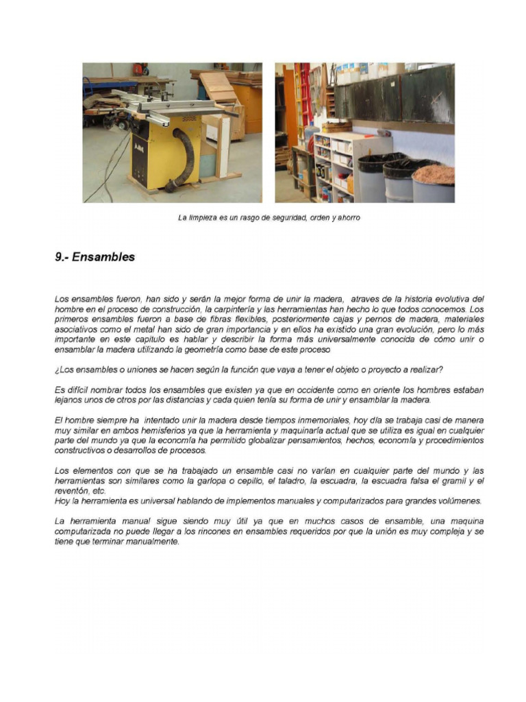 Tipos de Uniones en Madera | PDF
