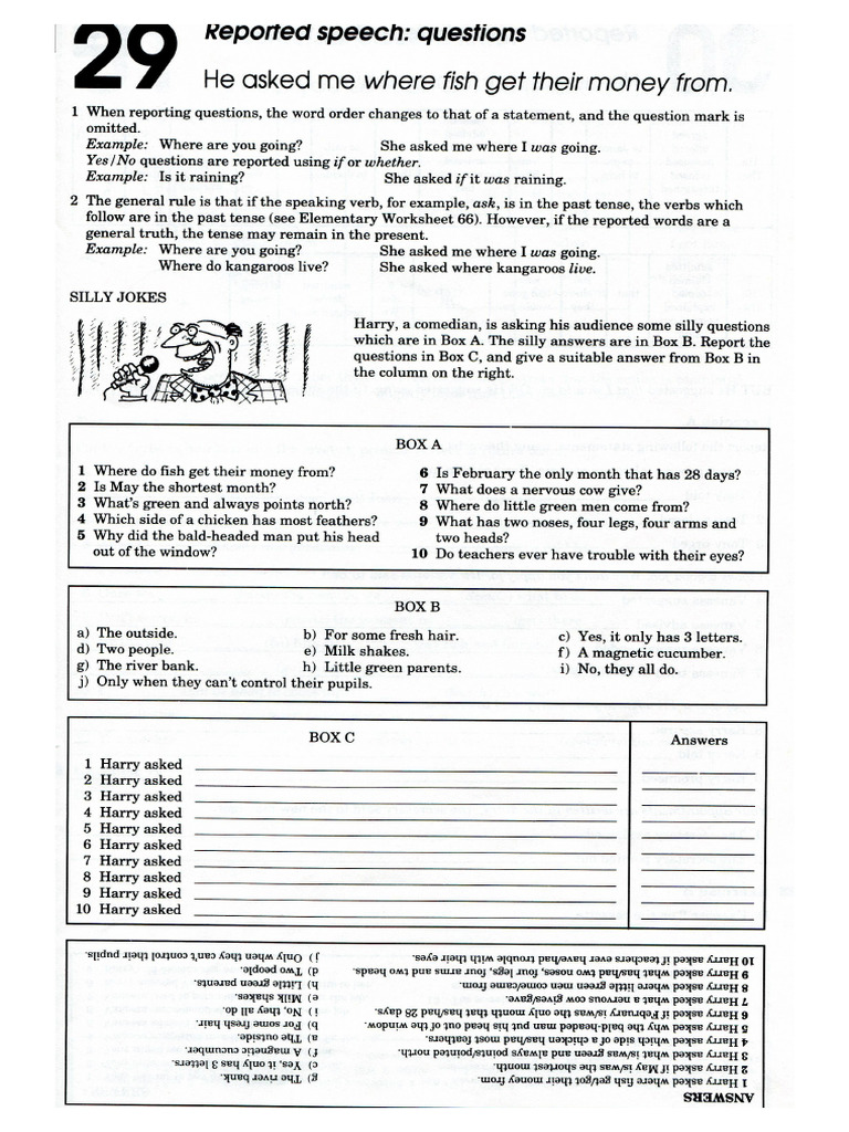 Reported Speech | PDF