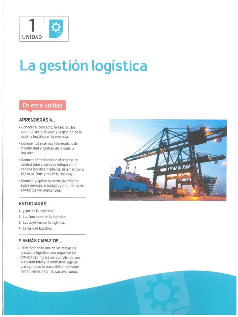 Gestión Logística y Comercial. Tema 1 | PDF
