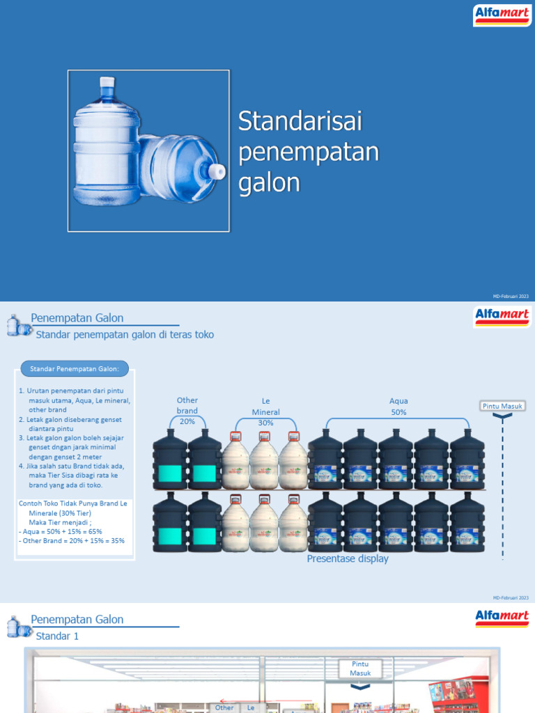Penempatan Galon 2023 | PDF