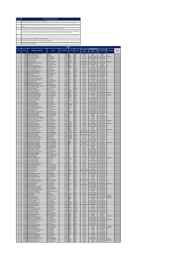 Prueba Excel 2023 | PDF