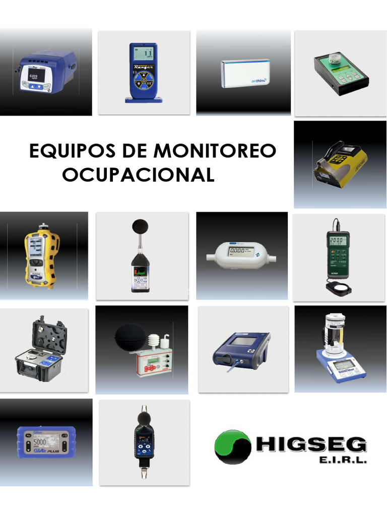 Equipos de Monitoreo Ocupacional 2023 Higseg Eirl | PDF | Seguridad y ...