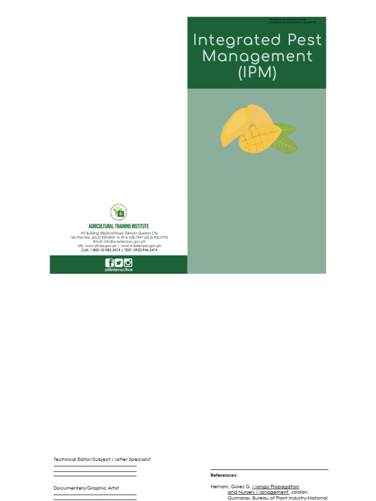Integrated Pest Management (IPM) | PDF | Pest (Organism) | Pest Control