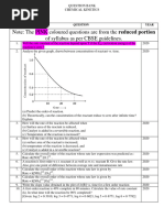 Class 12 Chemistry CBSE PYQ Chapter Wise Topic Wise | PDF | Reaction ...