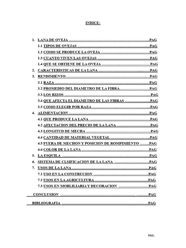 La Oveja | PDF | Oveja | Lana