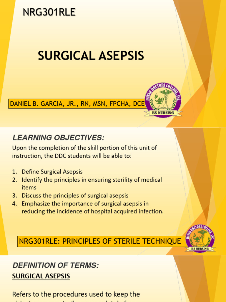 Aseptic Technique | PDF | Patient Safety | Medical Specialties