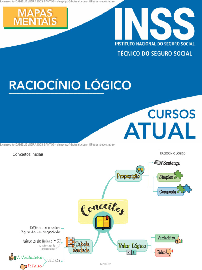 Mapas Raciocinio Logico | PDF | Lógica matemática | Verdade lógica