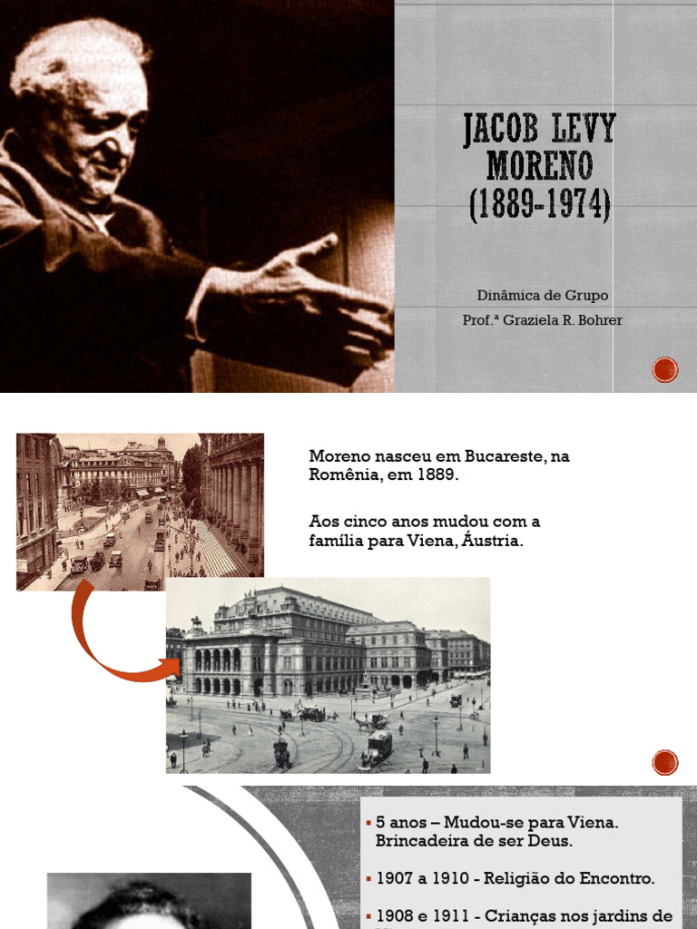 Jacob Levy Moreno - Psicodrama | PDF | Conceitos psicológicos | Psicologia