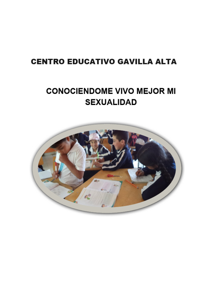 Proyecto Educacion Sexual Pdf Educación Sexual La Sexualidad Humana