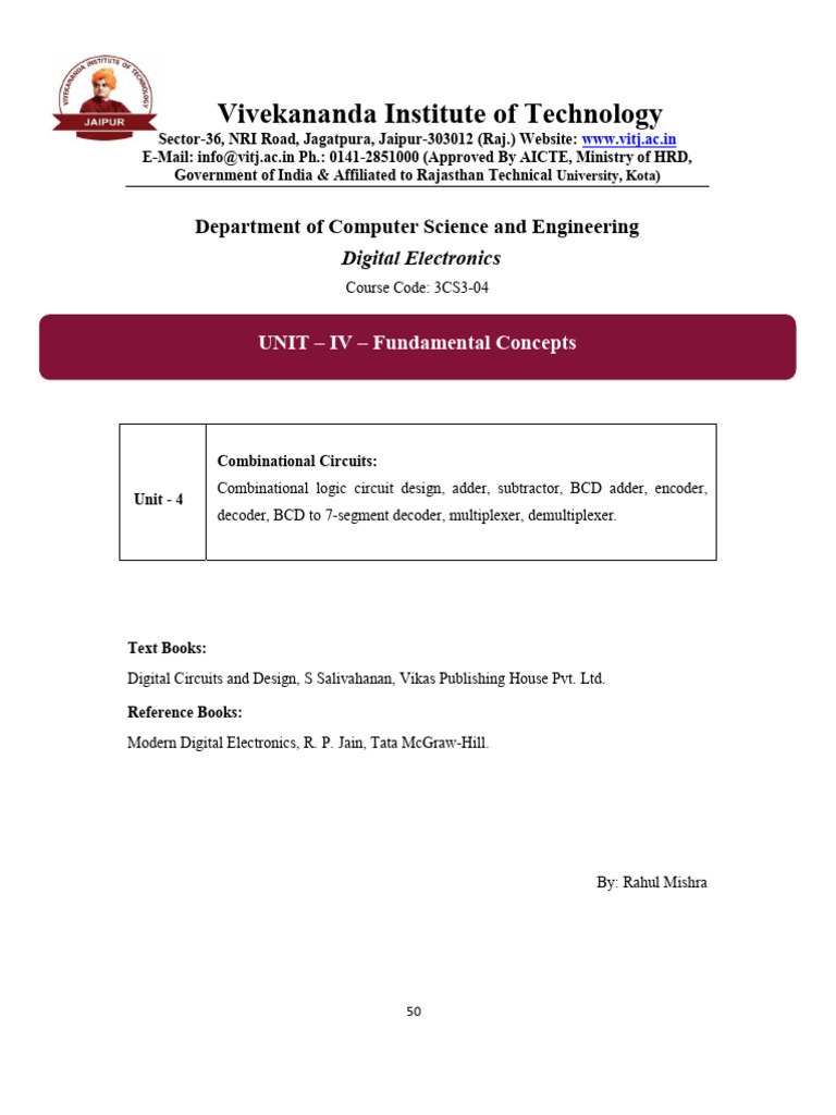 DE Unit-4 | PDF | Logic Gate | Mathematics