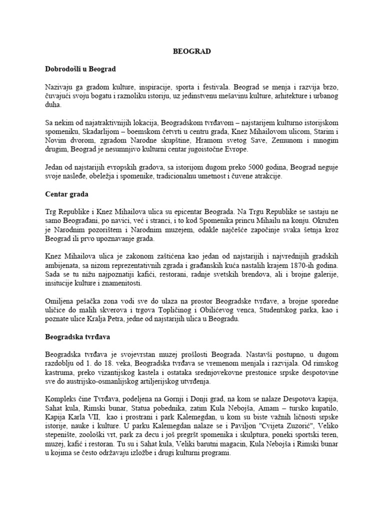 BEOGRAD | PDF
