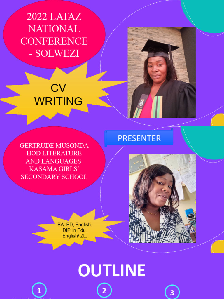 CV Writing Presentation - Solwezi | PDF | Curriculum | Human Communication